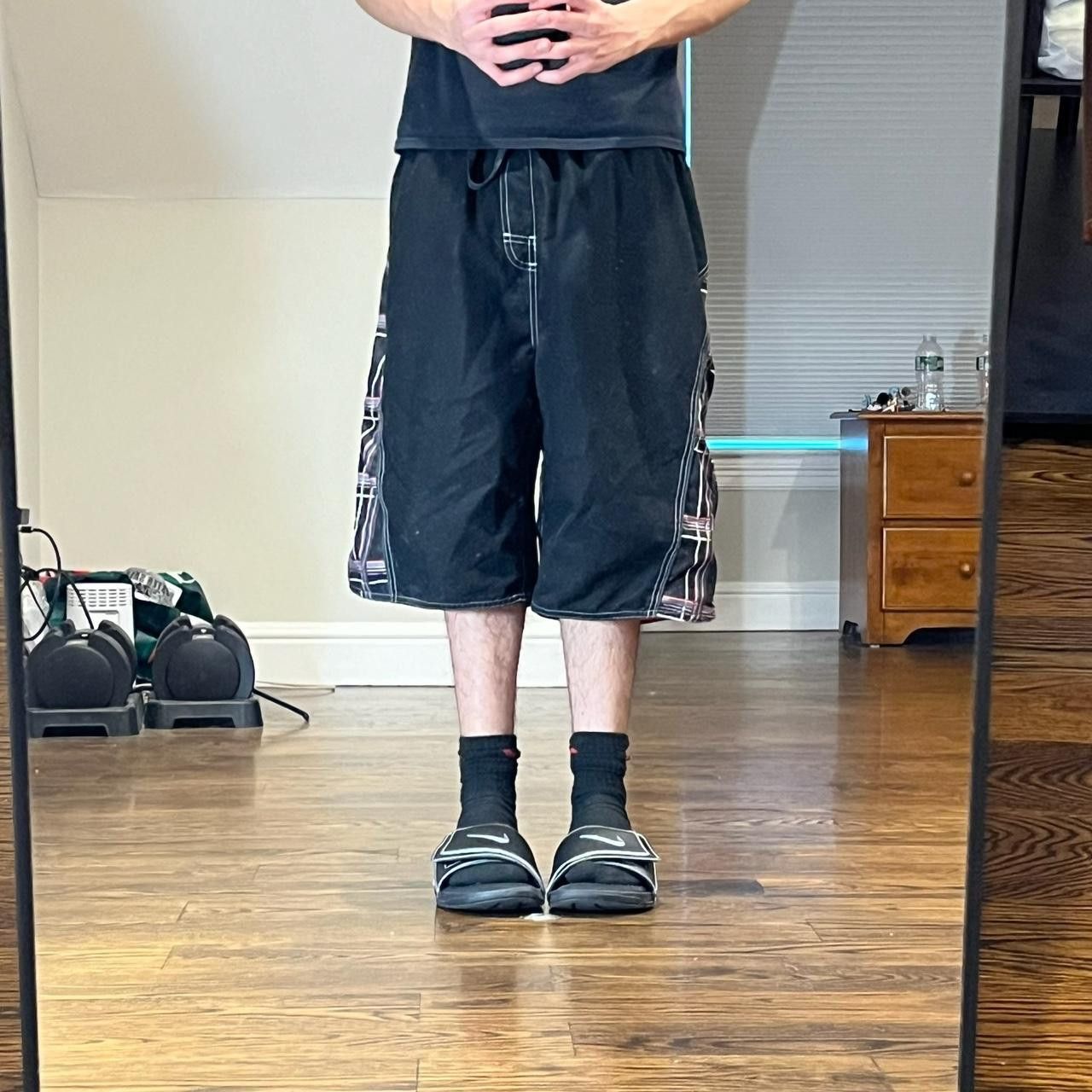 Jnco × Streetwear × Vintage vintage 2000s baggy wide leg black burnside ...