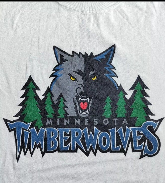 Anvil × NBA × Vintage Vintage Minnesota Timberwolves "Unleashed" 90s T ...