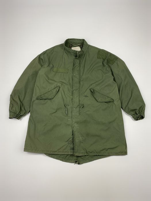 Vintage 1970’s Vintage Distressed US Army M-65 Fishtail Parka Shell ...