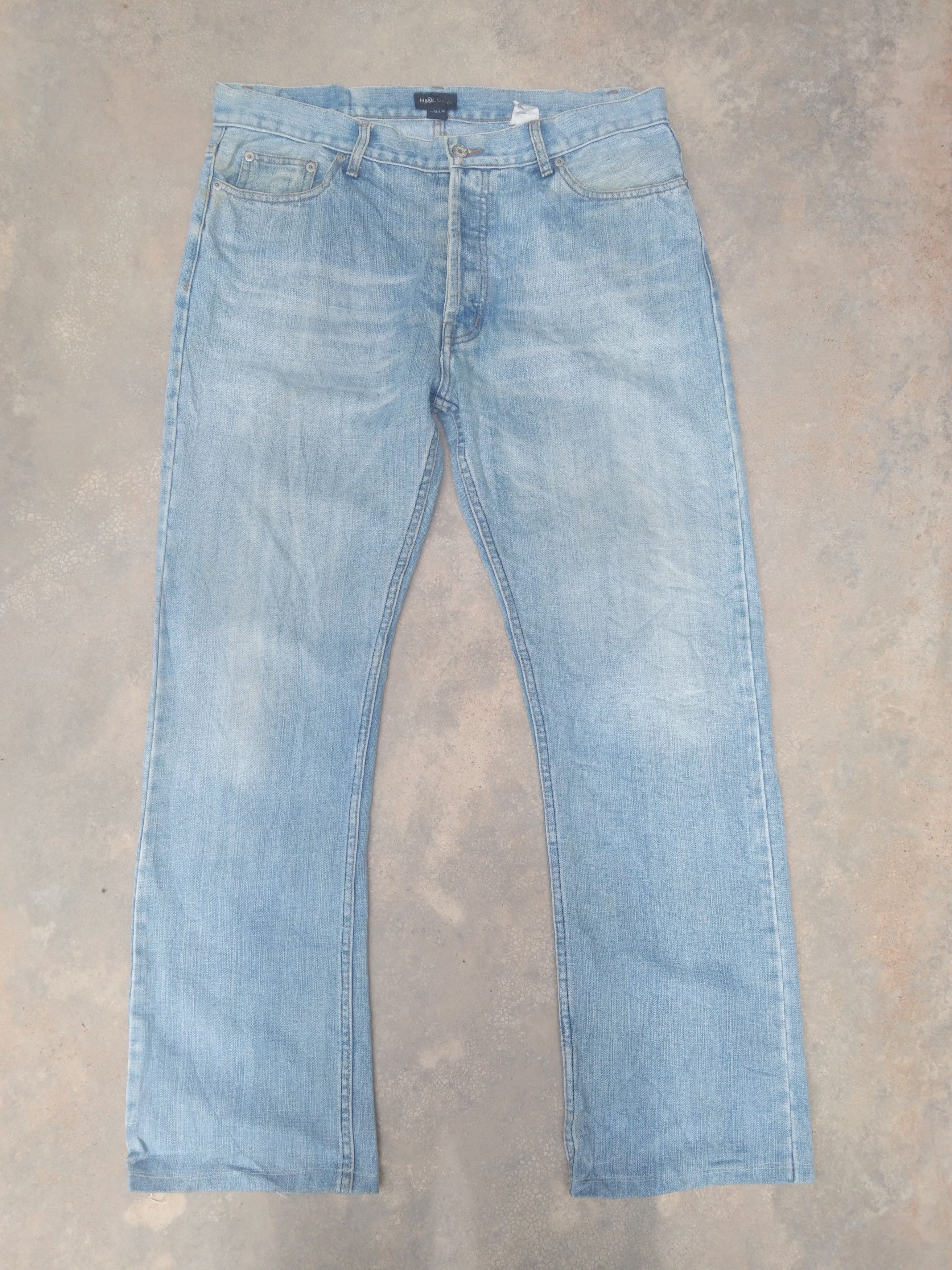 H&M Vintage H&M Faded Blue Boot Cut Jeans 36x31 | Grailed
