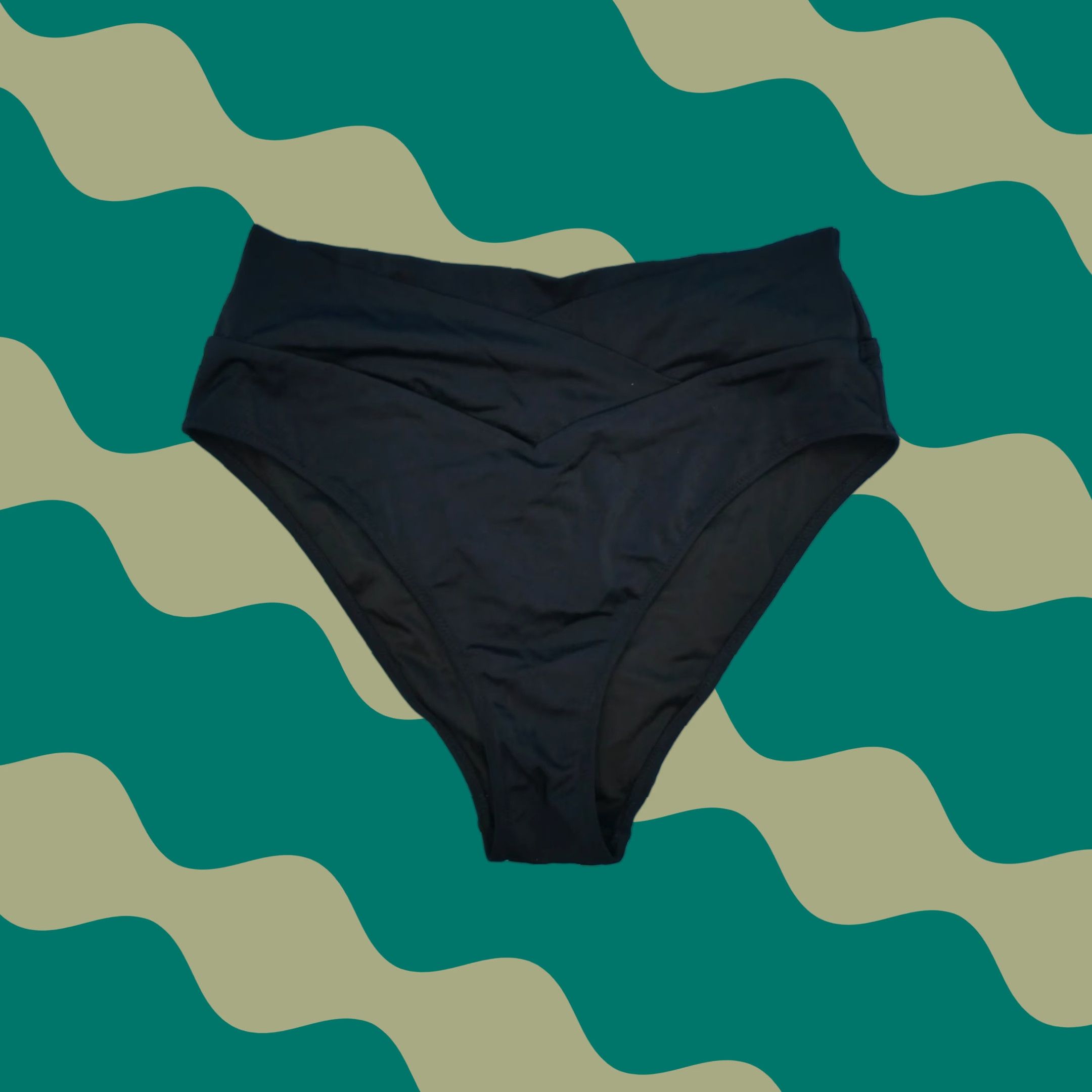 Victoria's Secret Victorias Secret Large Black Bikini Bottom Wrap ...