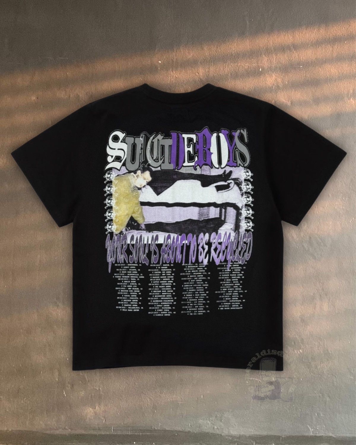 Pouya & $uicideboy$ Merch $uicideboy$ G59 GREYDAY 2023 tour dates tee ...