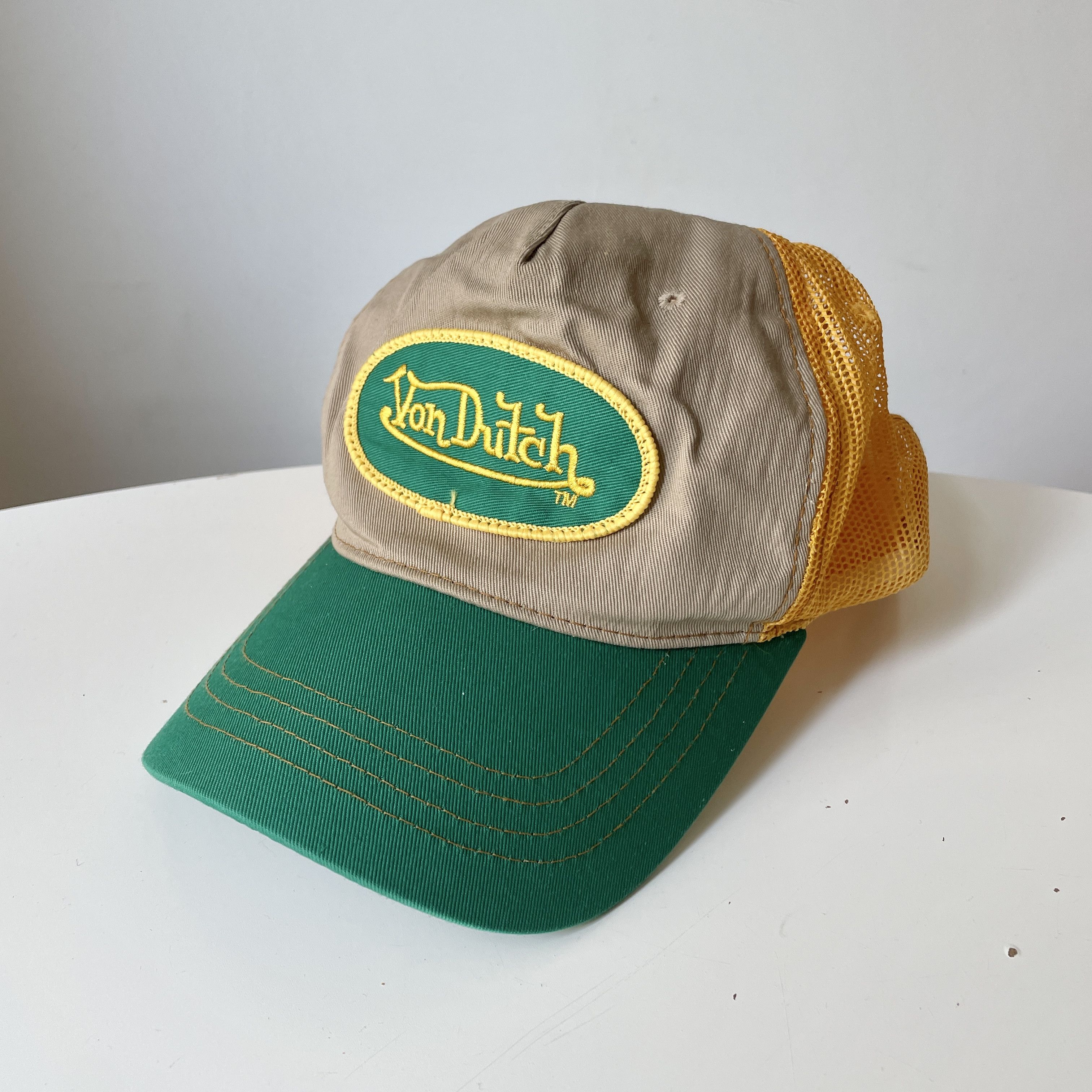 Vintage Von Dutch Jamaica Rasta Inspired Travis Scott Trucker Cap | Grailed