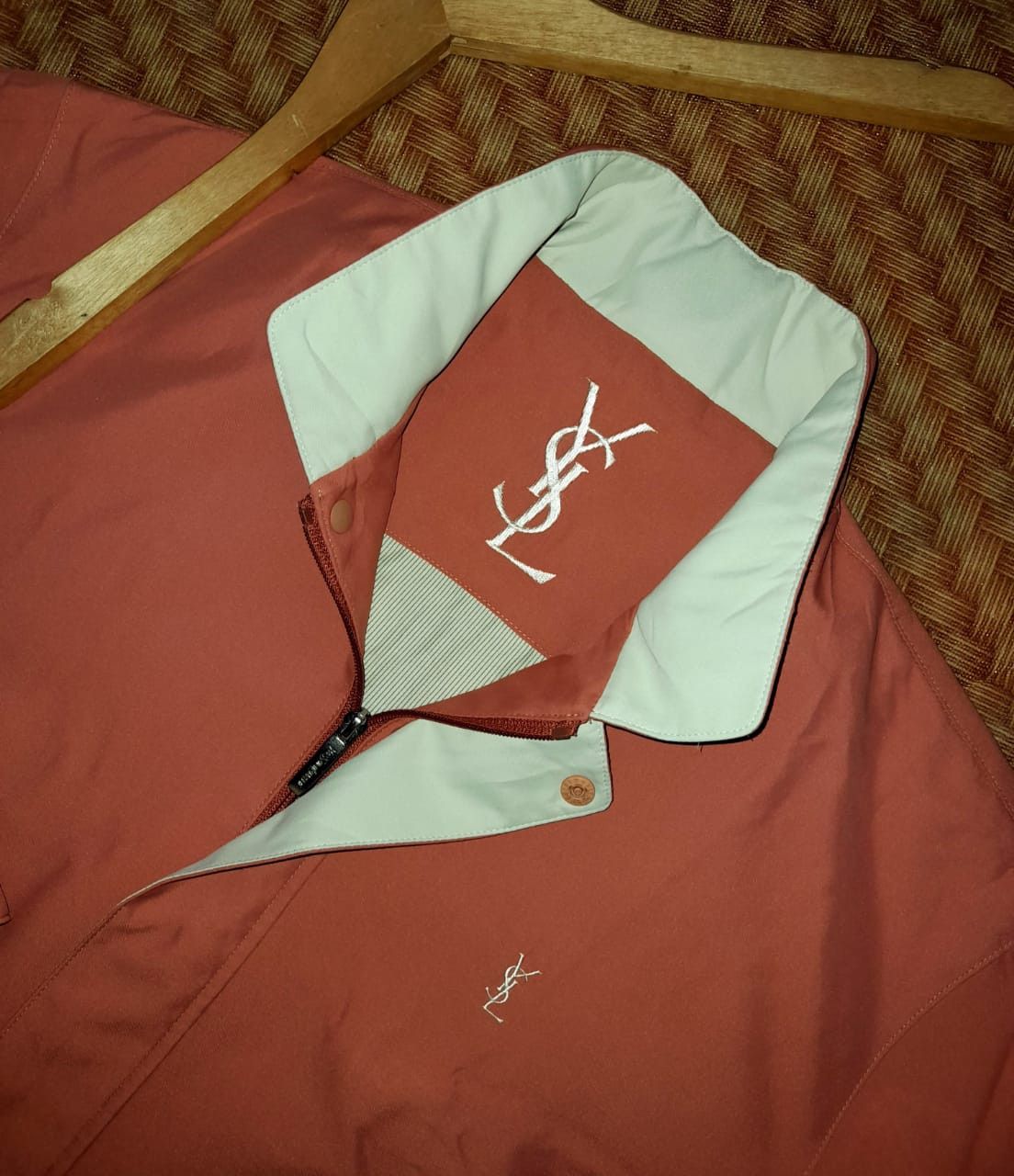 Vintage 💥Rare Color Orange💥Vintage Yves Saint Laurent x Ysl Jacket ...