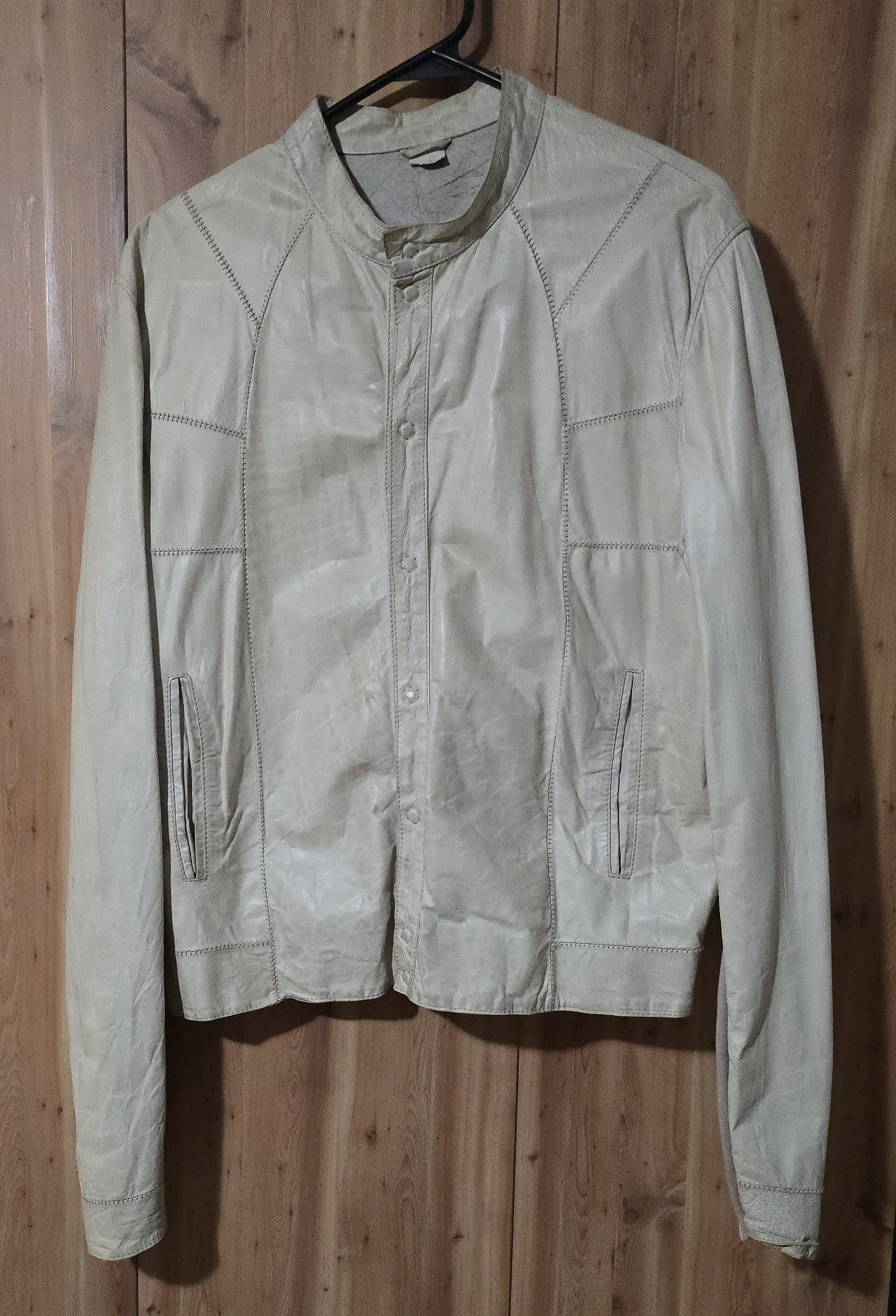 Carol Christian Poell × Incarnation Scarstitch Flesh Leather Jacket Sz ...