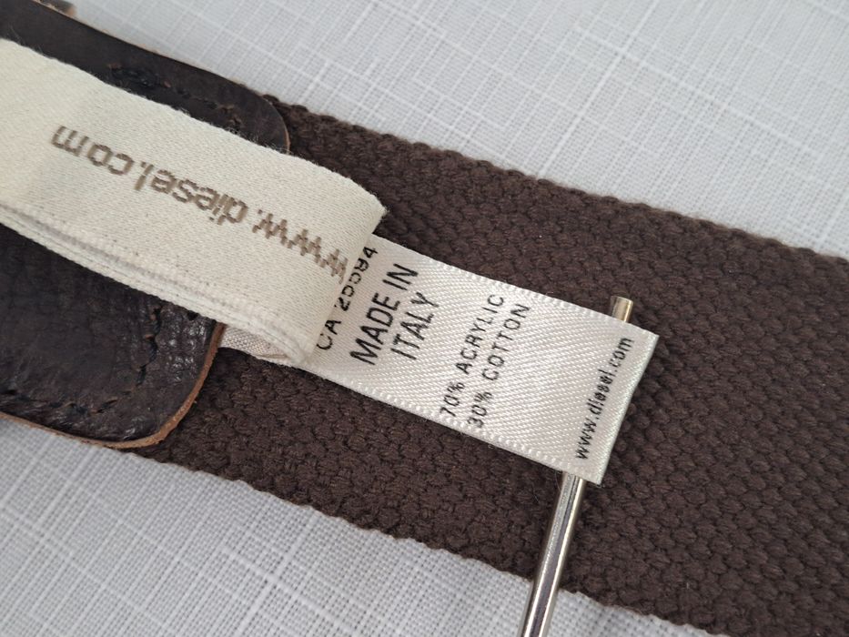Diesel DIESEL fabric belt. Made in Italy. | Grailed