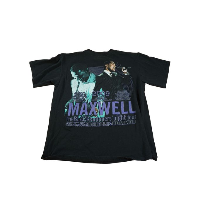 Vintage Vintage 2009 Maxwell Tee The Black Summers Night Tour Shirt ...