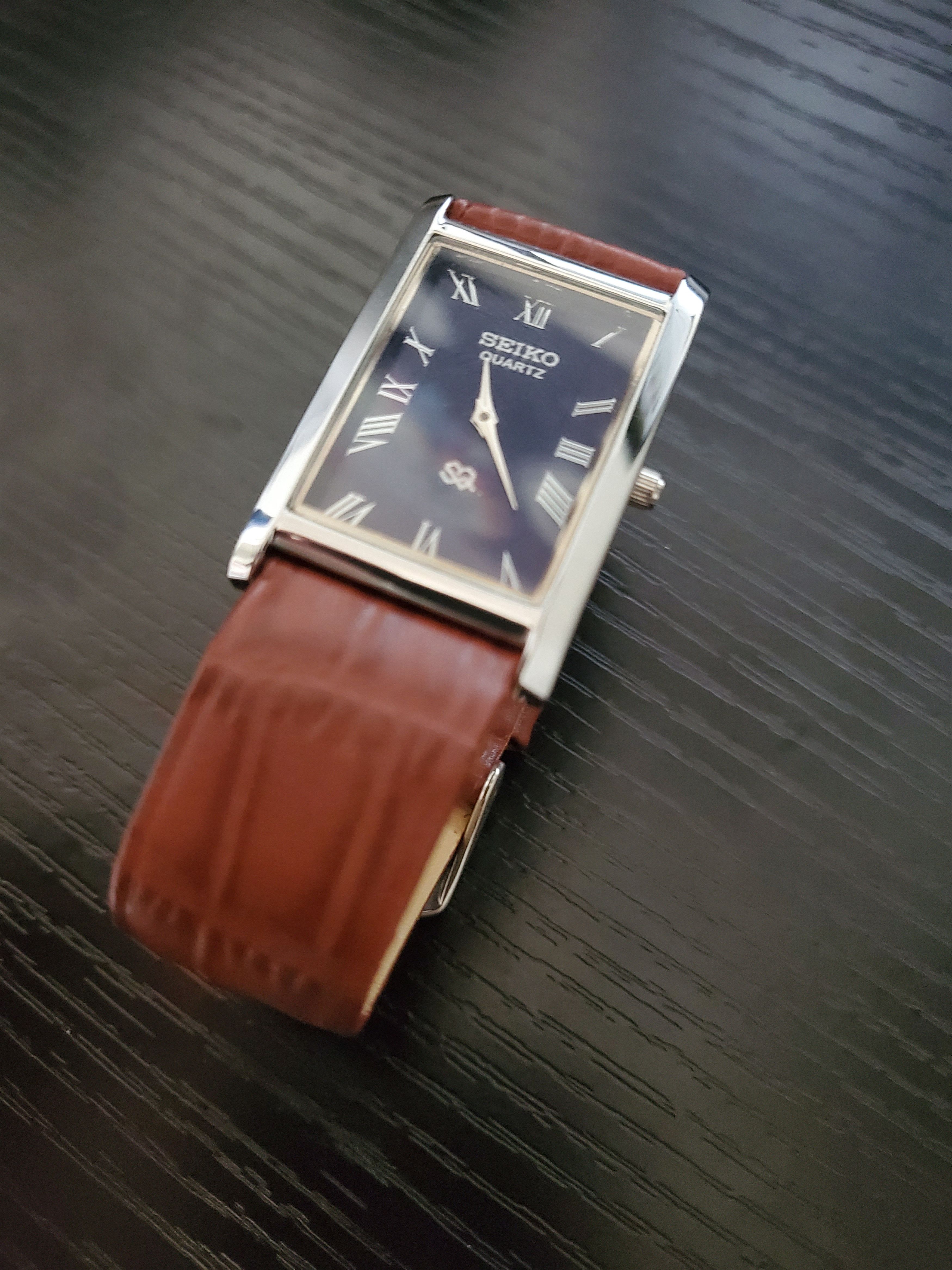 Seiko 🔥Rare Vintage Seiko Slim Tank Men's Leather Watch | Grailed