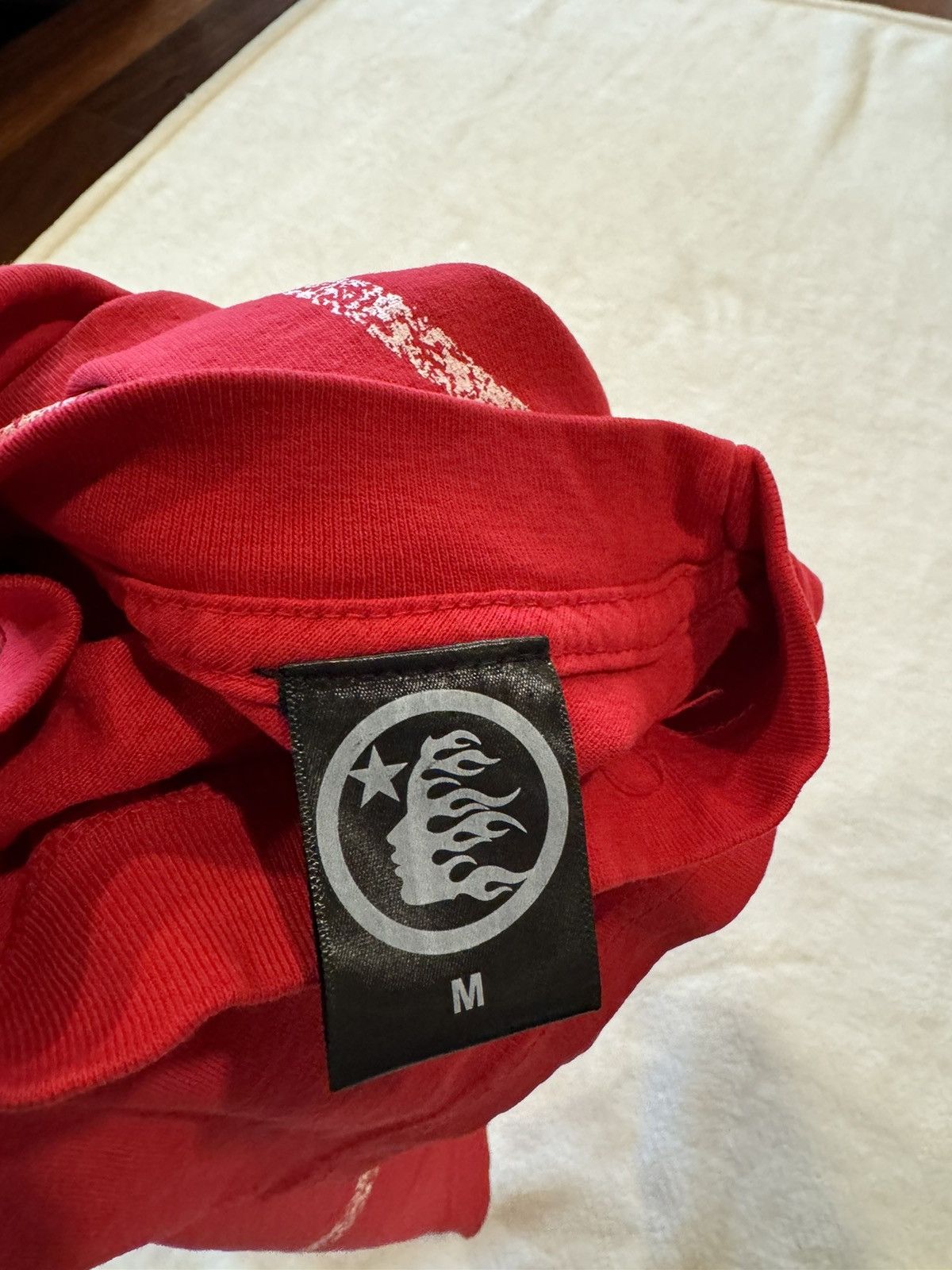 HELLSTAR Hellstar Jesus Emblem Red Tee | Grailed