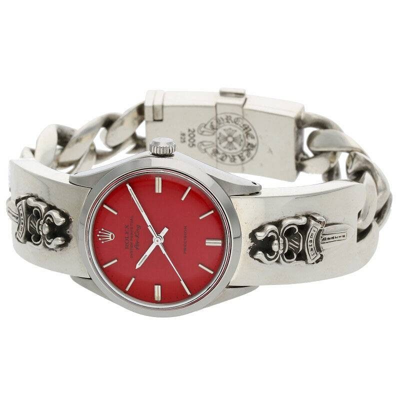 Chrome Hearts Chrome Hearts x Rolex Air King Dagger Link Watch | Grailed
