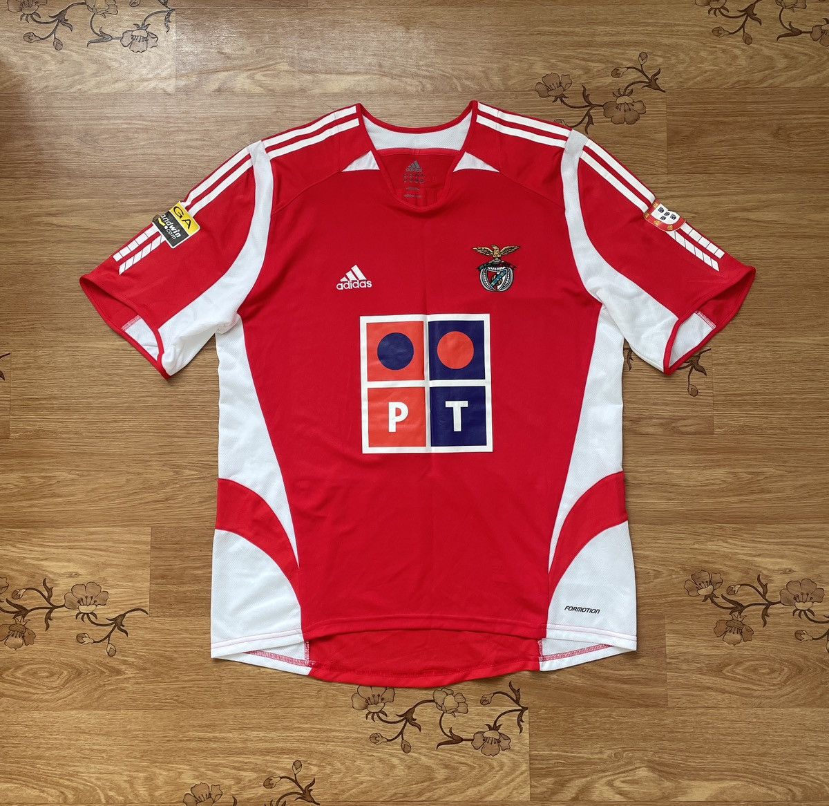 Adidas × Vintage BENFICA NUNO GOMES 2005/06 HOME SOCCER JERSEY ADIDAS ...