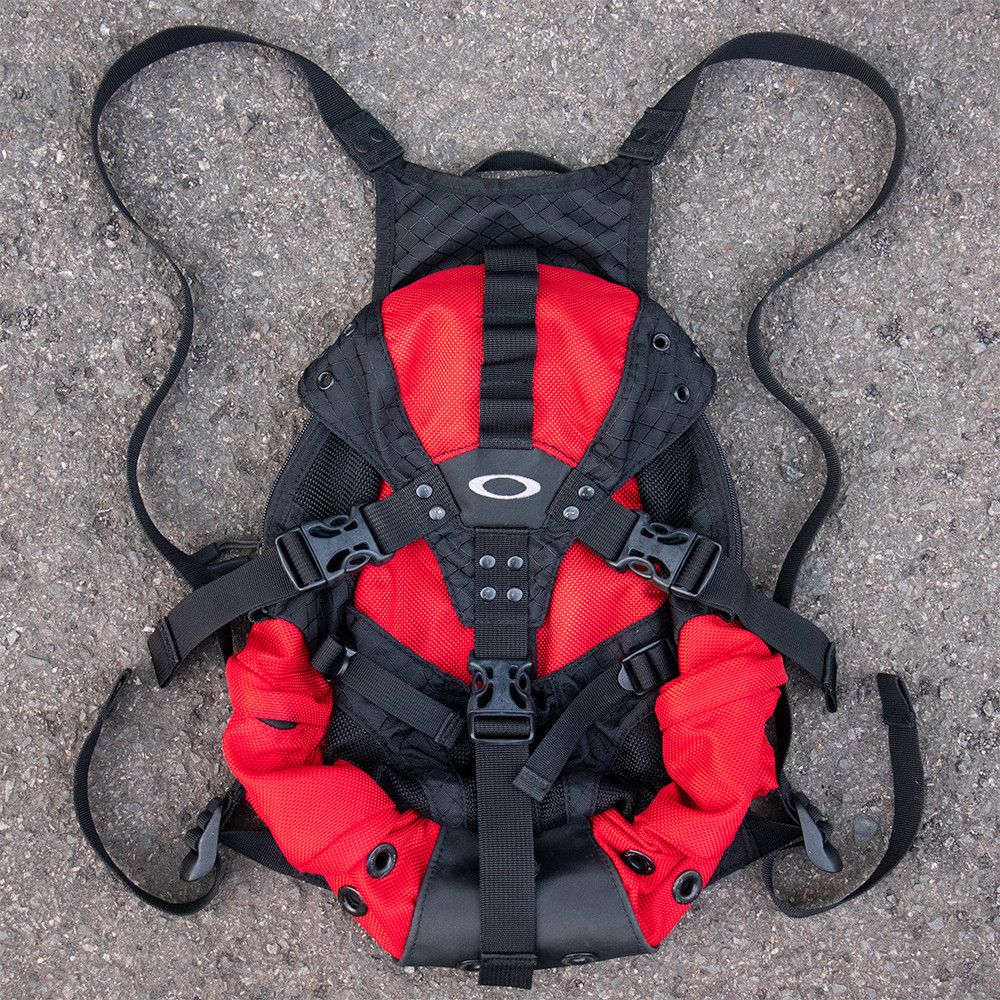 Oakley Vintage Oakley Icon Mini Backpack 1.0 Red Black | Grailed
