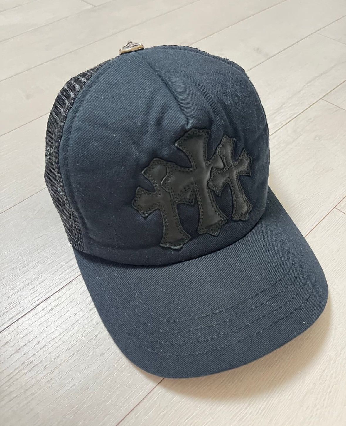 Chrome Hearts Chrome Hearts Triple Cross Leather Patch Hat | Grailed