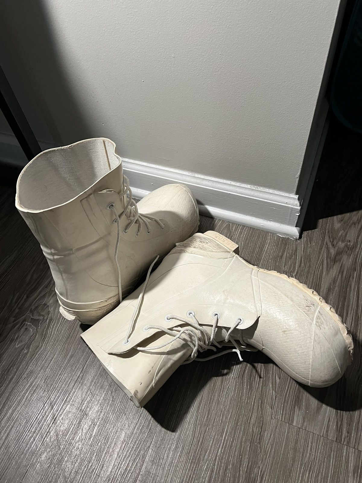 Raf Simons U S Army RAF Simons esque Military Mickey Mouse Bunny Boots ...