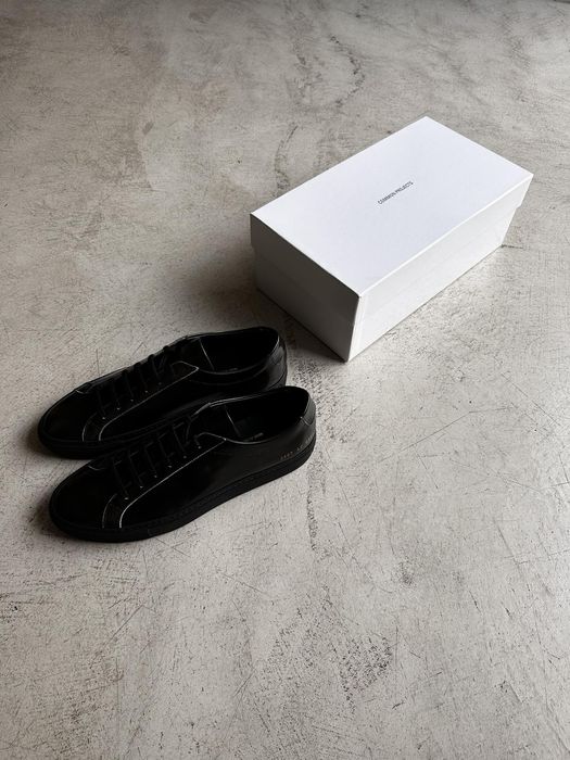 Common Projects CP Achilles Fade Black On White 2387 6000 US 12 EU 45 ...