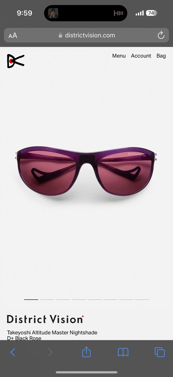 District Vision Takeyoshi Altitude Master Nightshade | Grailed