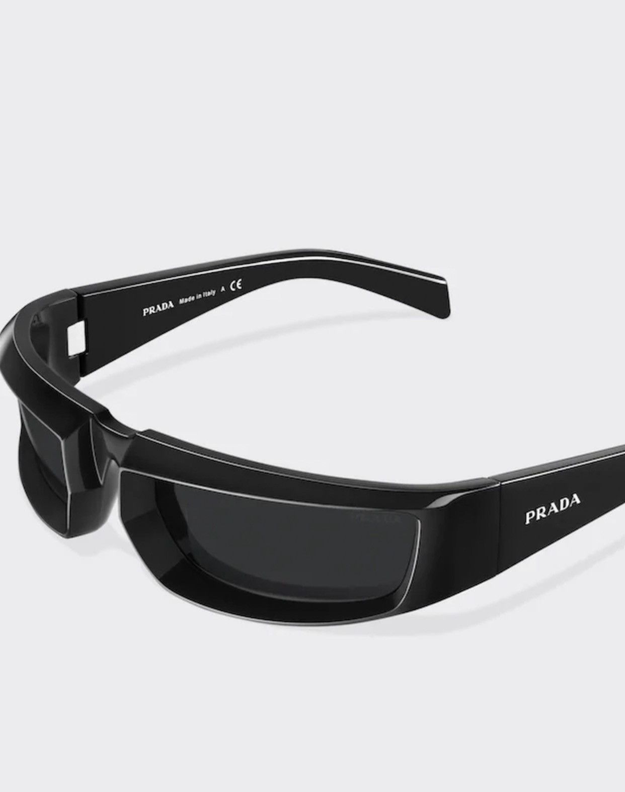 Raf Simons PRADA 2023 Slim Wrap Sunglasses SPR25Y rapper travis quavo ...