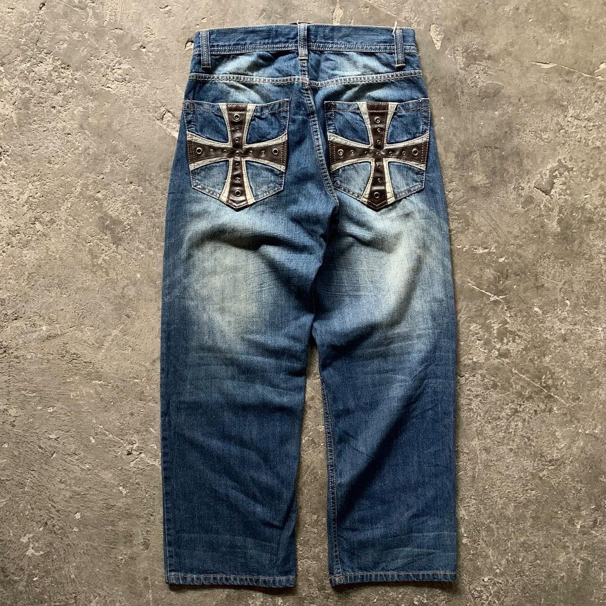 Avirex × Vintage avirex tiger gem denim pants | Grailed