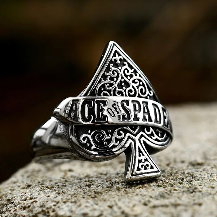 Vintage Ace of spade ring | Grailed