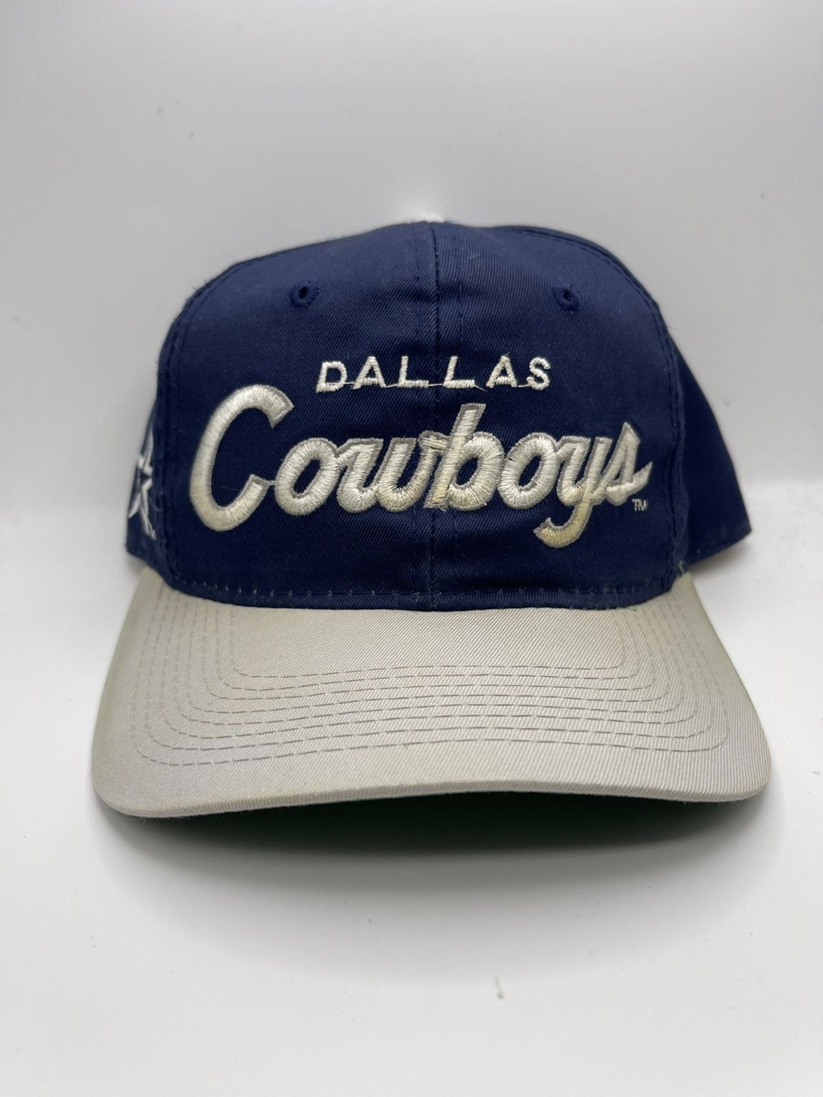 Vintage Vintage Dallas Cowboys Script Snapback Hat | Grailed