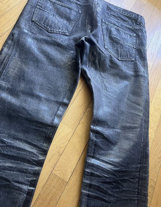 Dior Dior homme 2004 waxed jeans (Hedi Slimane) | Grailed