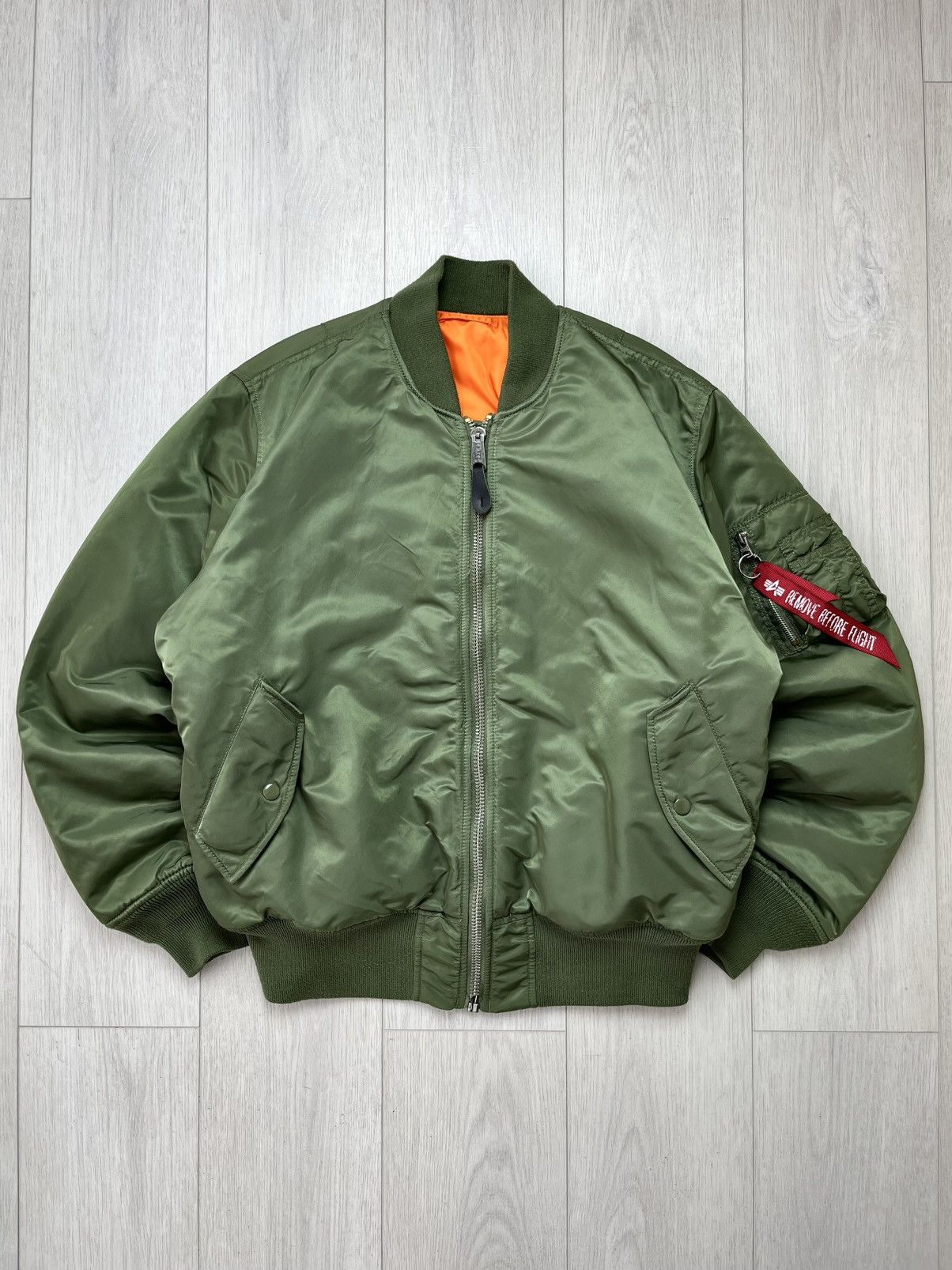 Alpha Industries × Streetwear Vintage Alpha Industries MA-1 Bomber Jacket Y2K Nylon 90s | Grailed