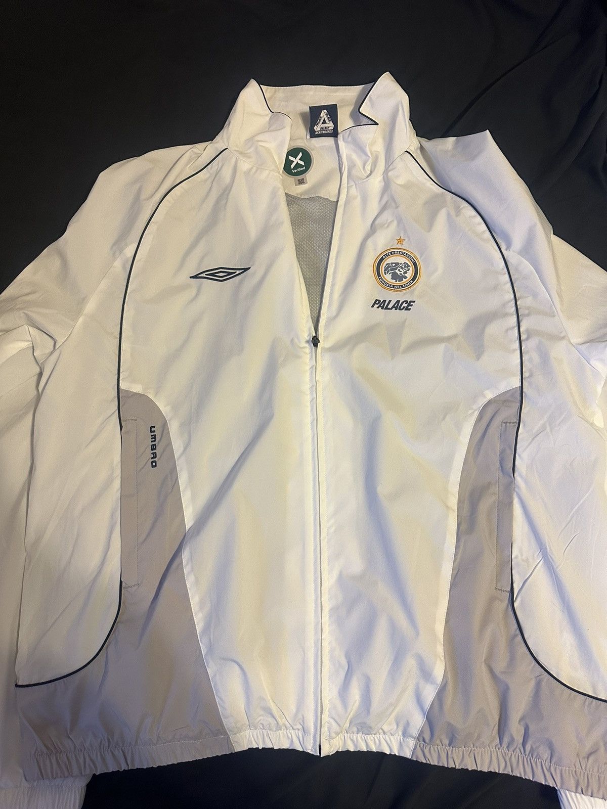 Palace × Umbro Palace x Umbro Training Track Jacket White | Grailed