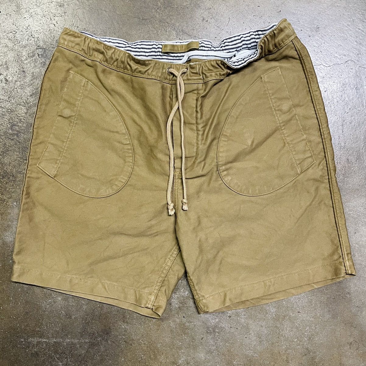 Freenote Freenote Cloth Khaki Deck Shorts | Grailed