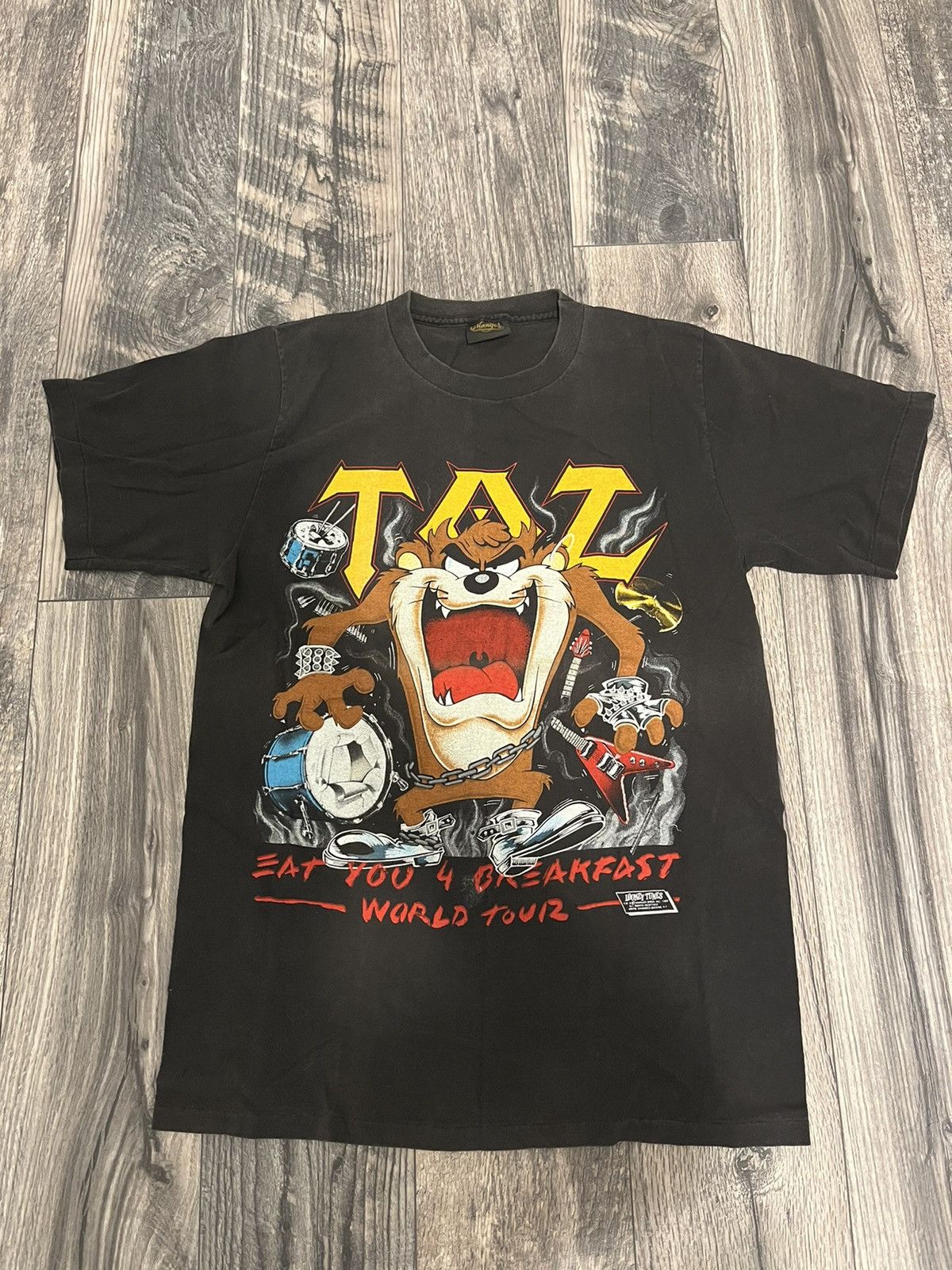 Changes 1989 Looney Tunes Taz Eat You 4 Breakfast World Tour | Grailed