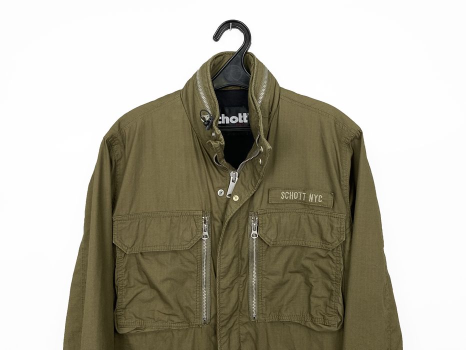Schott SCHOTT NYC M65 Vintage Military Jacket Hood Hides | Grailed