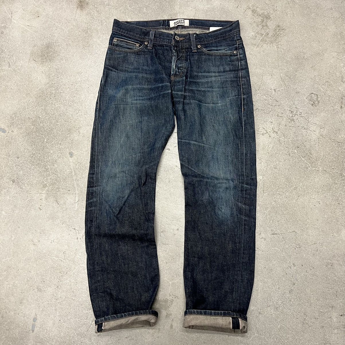 Naked & Famous × Streetwear Naked and famous selvage weird guy faded ...