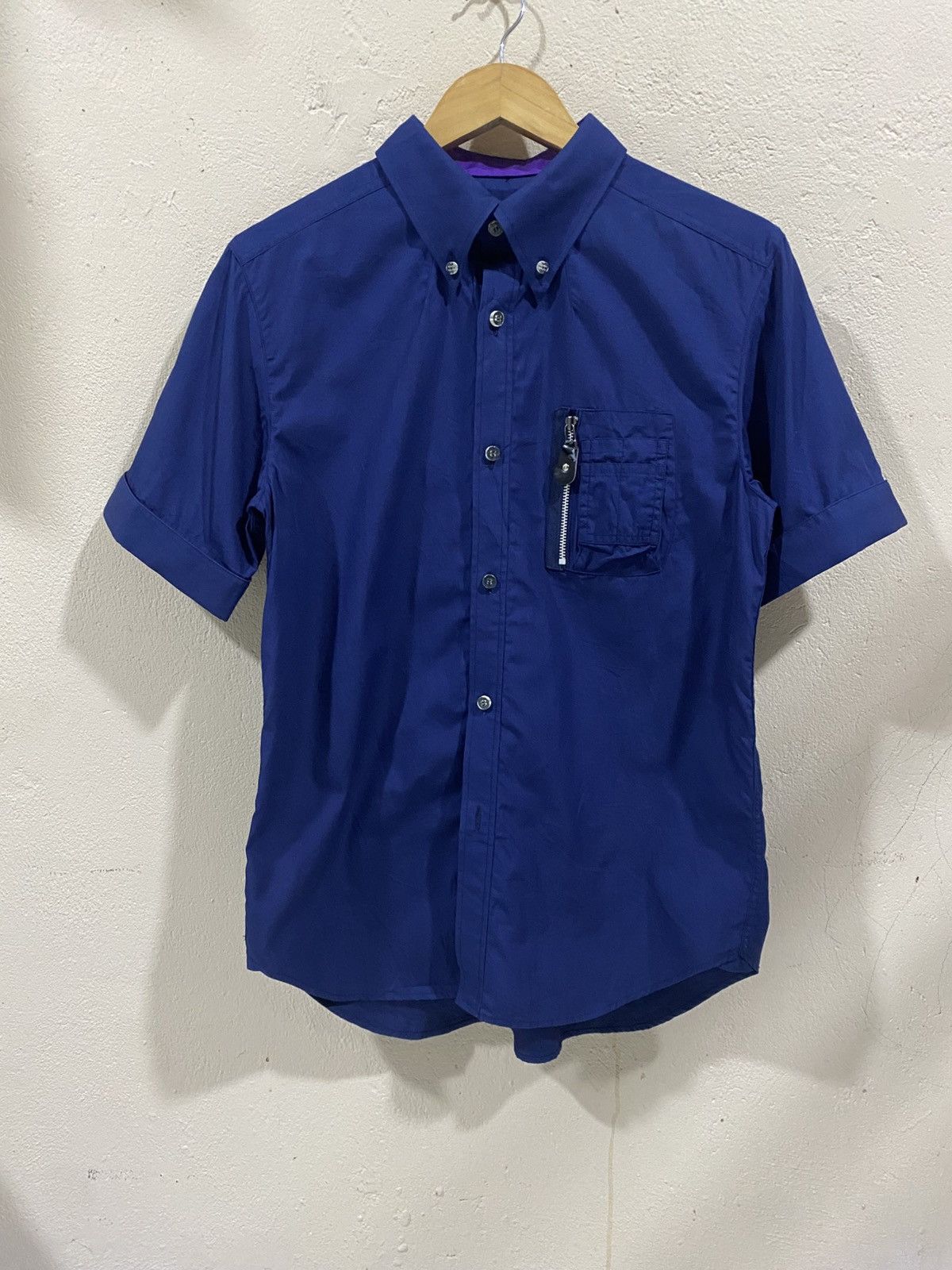 20471120 20471120 Short Sleeves Shirt In Navy | Grailed