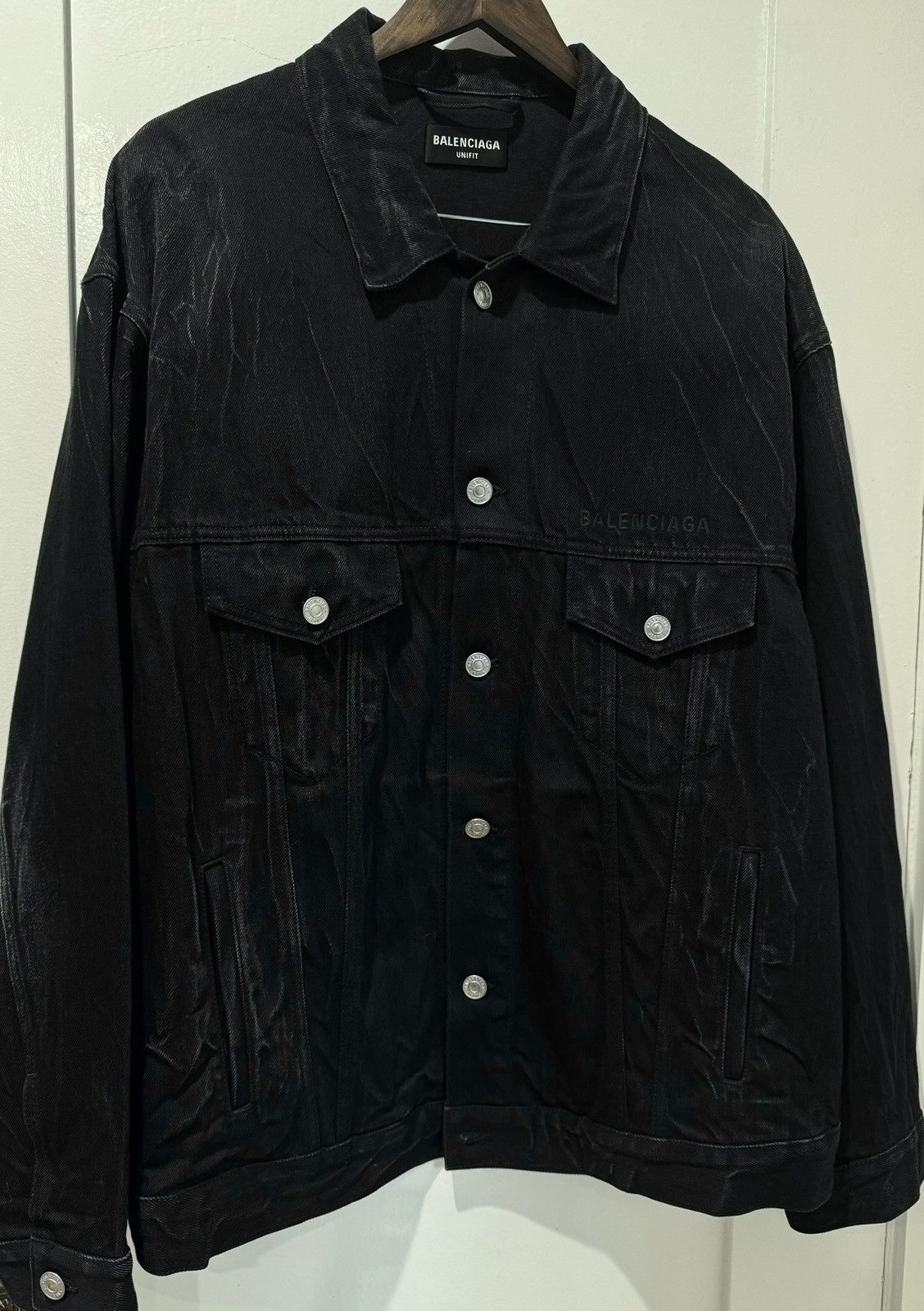 Balenciaga Balenciaga paris denim jacket | Grailed