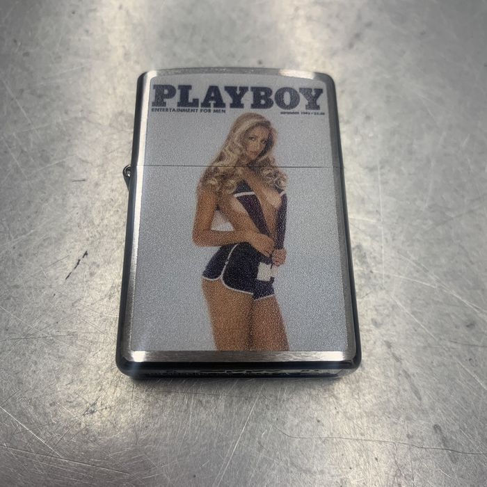 Playboy Vintage 1982 Playboy cover brushed chrome zippo lighter | Grailed