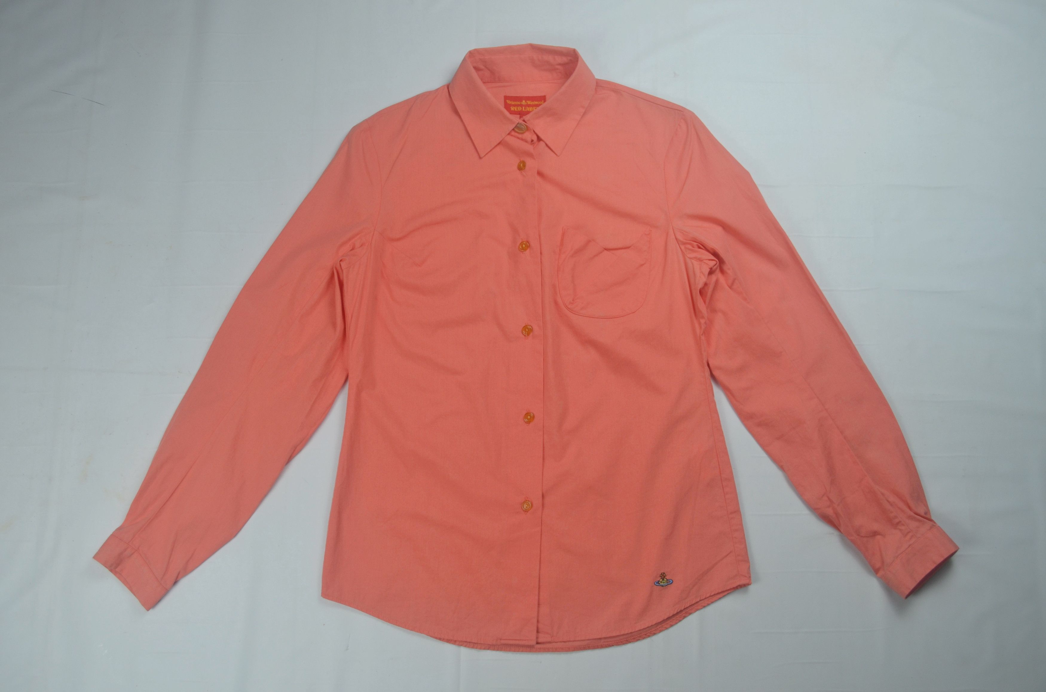 Vivienne Westwood Vivienne Westwood Orange Button Up Made In Italy ...