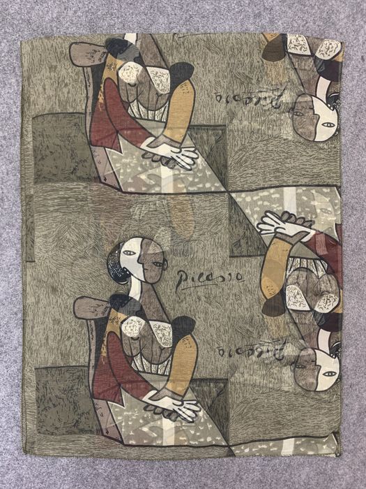Vintage Picasso Silk Scarf Stole Grailed