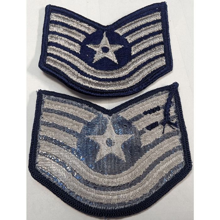Military 2 New US Military Air Force USAF Tech Technical Sergeant Ran ...