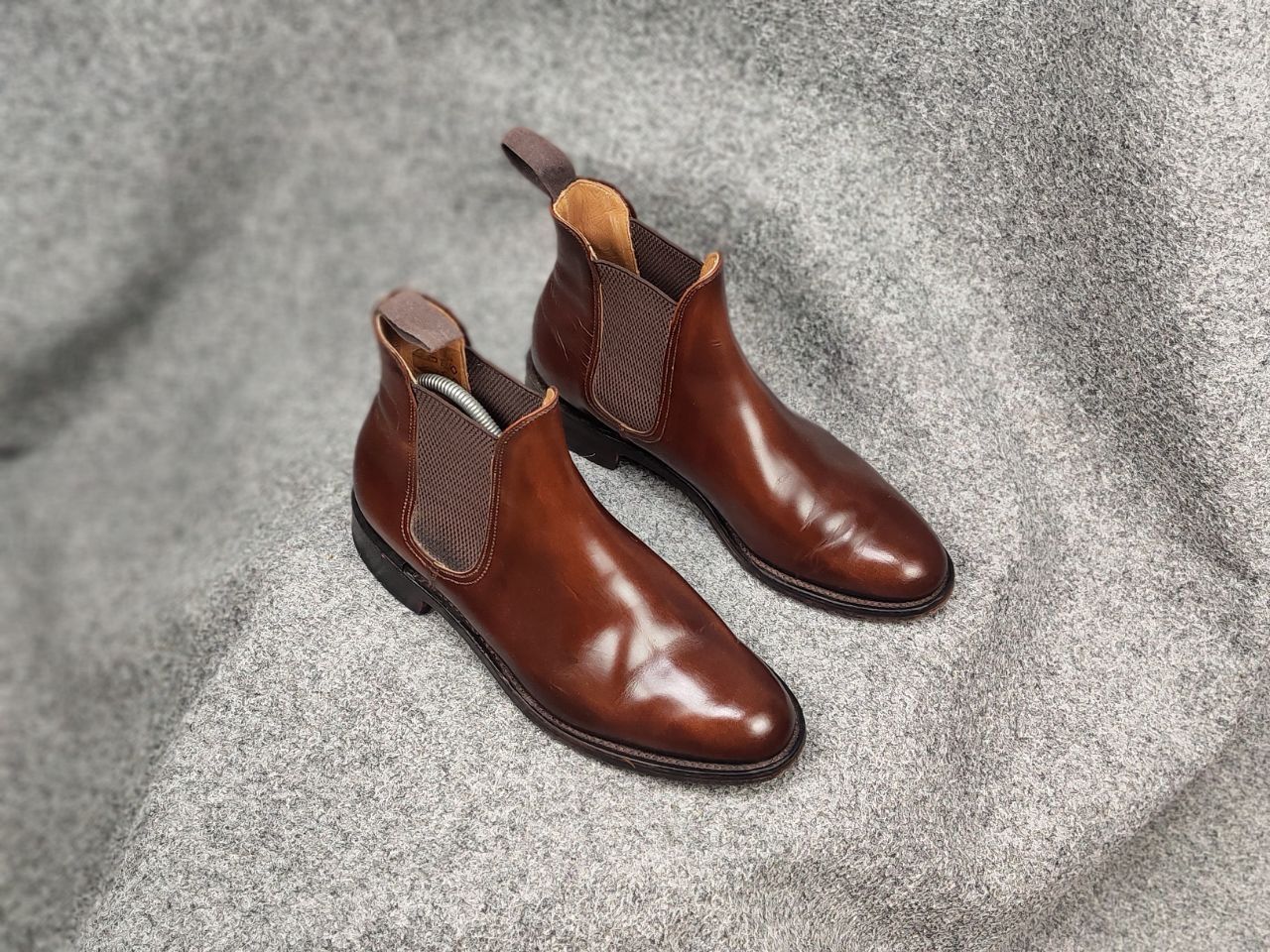 Loake × Luxury × Vintage Loake Design England Classic brown Leather ...