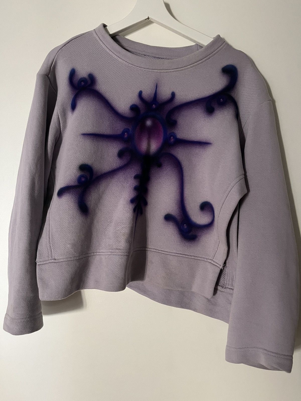 Drain Gang × Sad Boys Solas World 2021 Cropped Sweater | Grailed