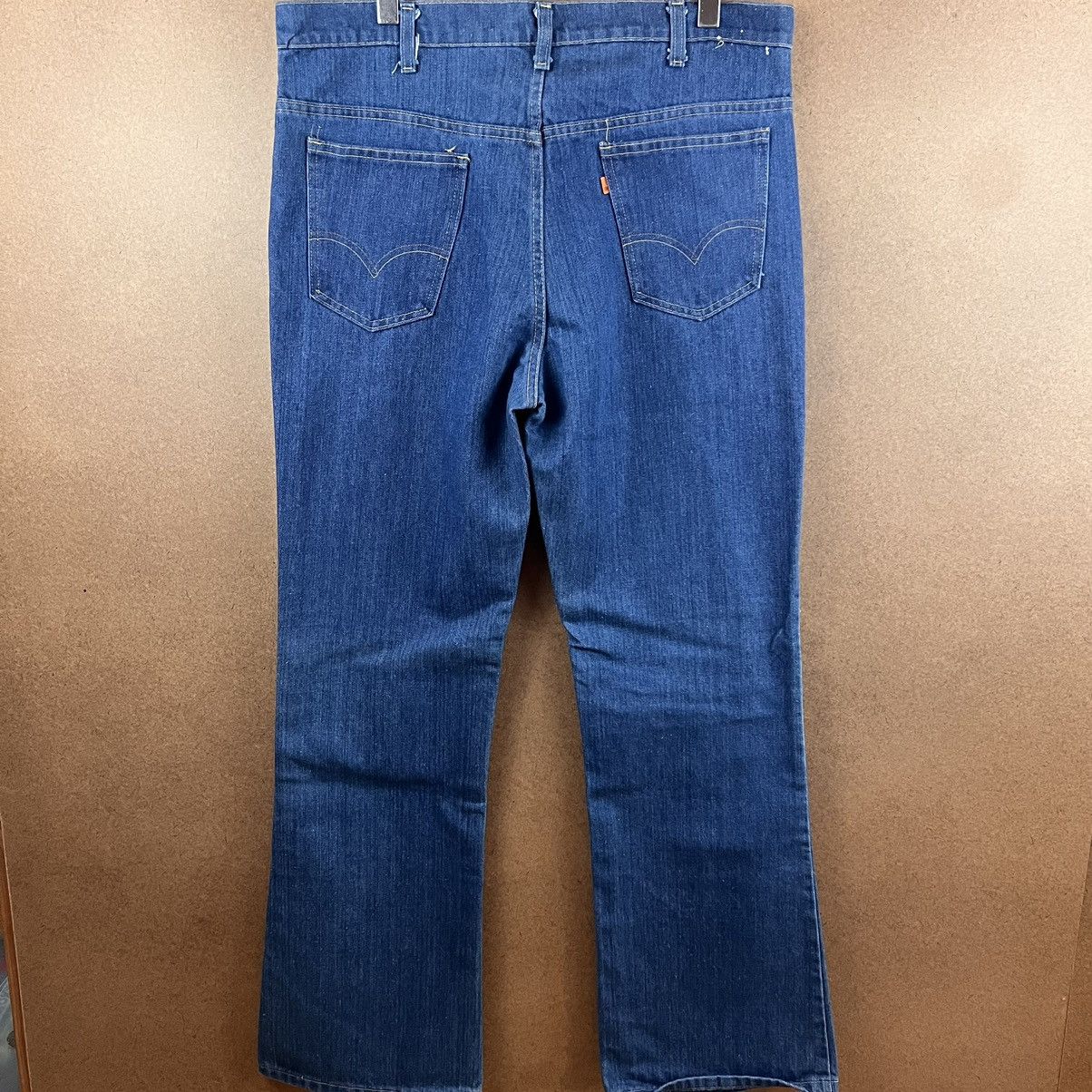 Levi's × Streetwear × Vintage VTG 70s Levi's 517 Orange Tab Blue Jeans USA 37x33 | Grailed