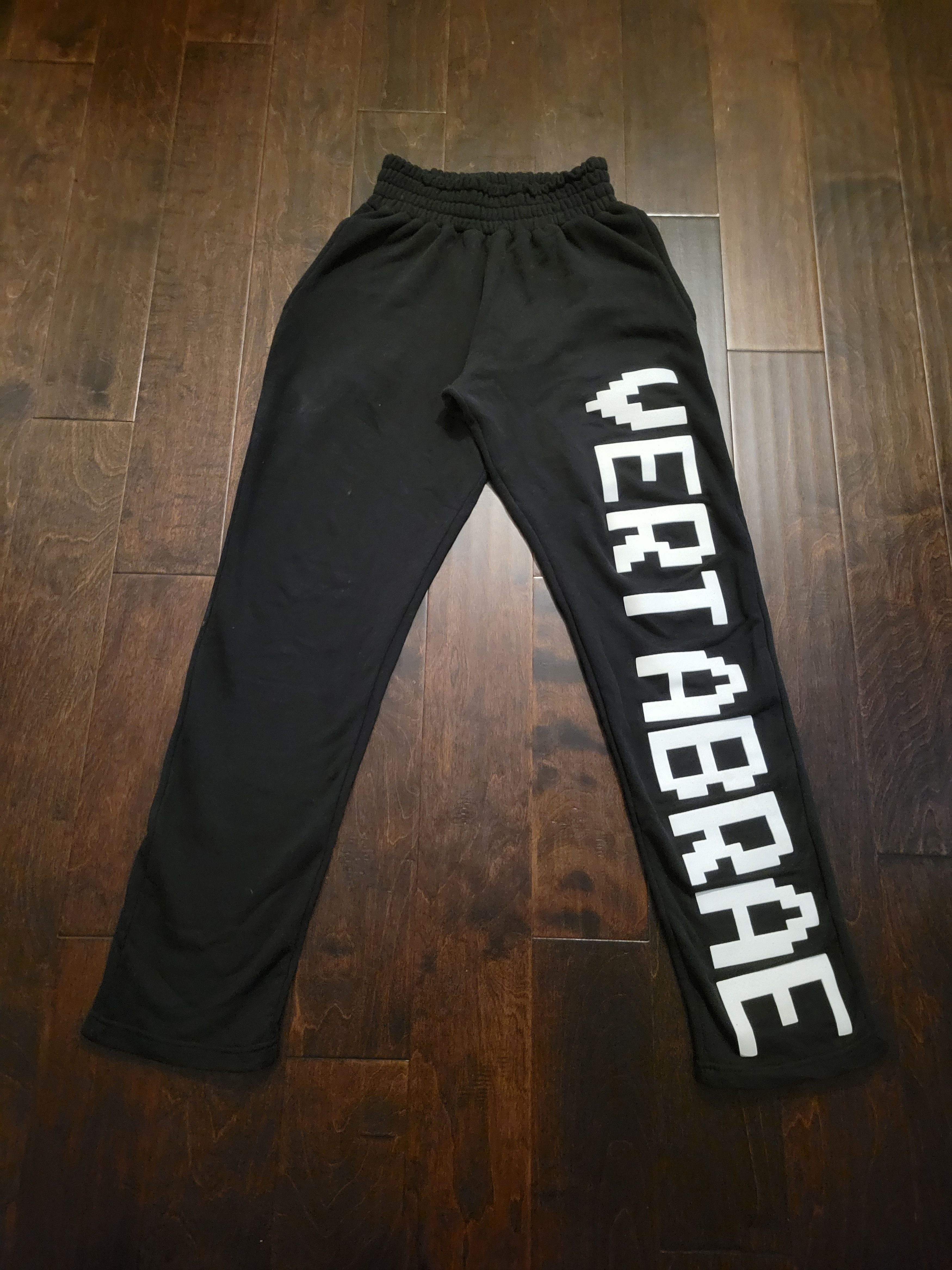 Vertabrae Vertebrae Black White Sweatpants XXL | Grailed