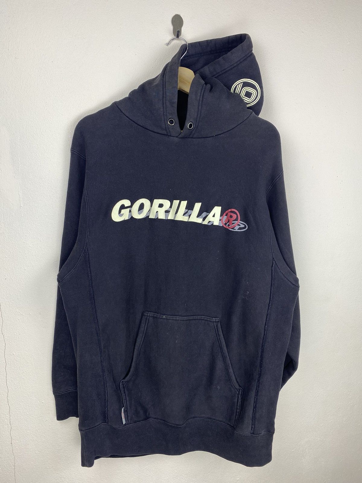 Vintage Vintage RARE 90’s GORILLA “Goritec” Reverse Weave Hoodie | Grailed