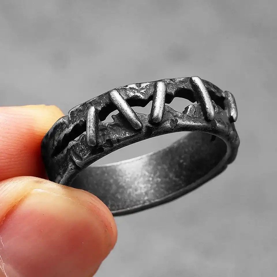 Jewelry Retro Suture Men Ring | Grailed