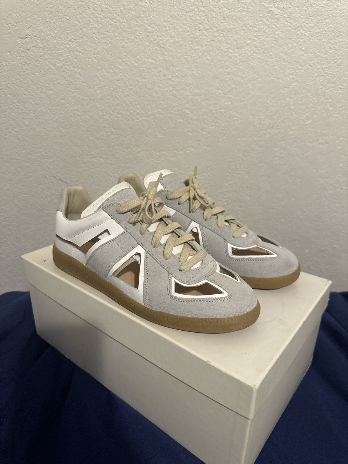 Maison Margiela Maison Margiela Gats Cut Out Sneakers | Grailed