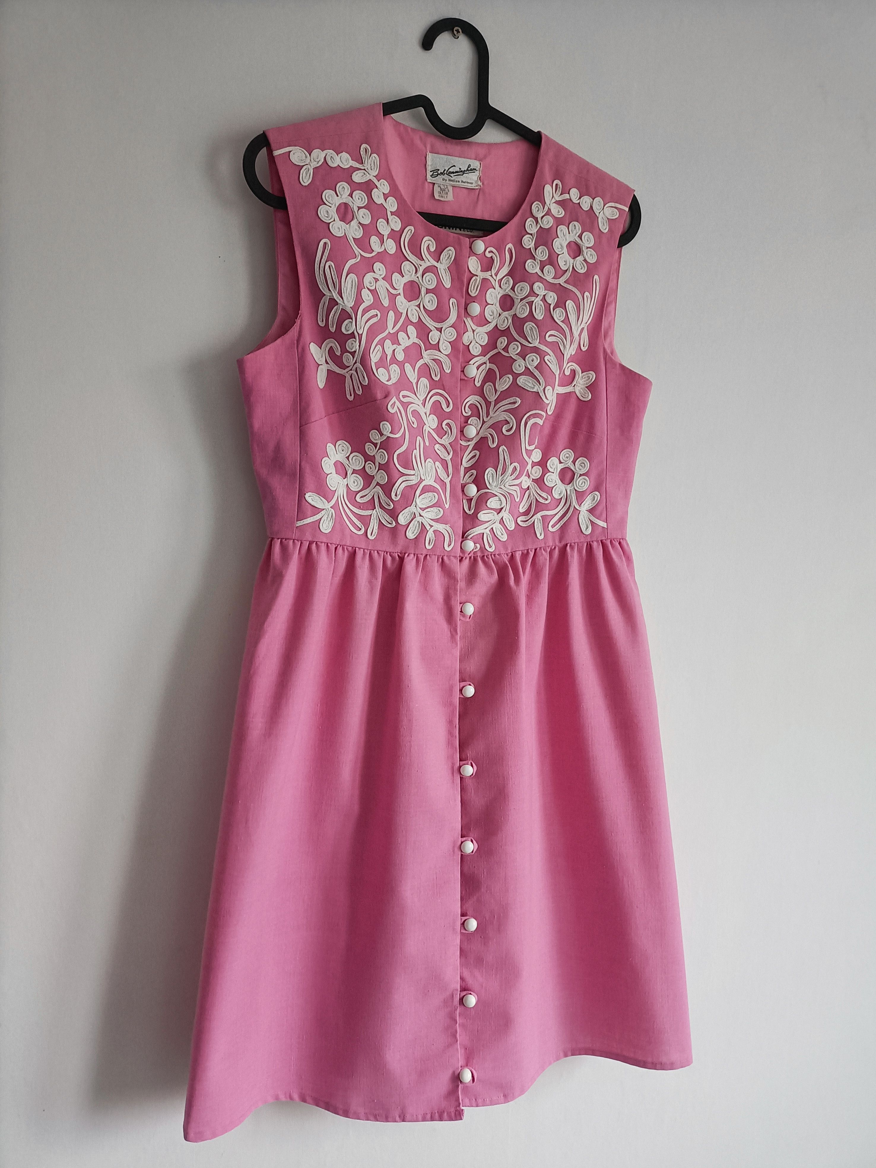 I. Magnin × Vintage Bob Cunningham by Nellica Beitner pink vintage ...