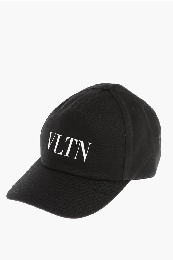 Valentino GARAVANI VLTN Solid Color Cap with Contrasting Logo | Grailed