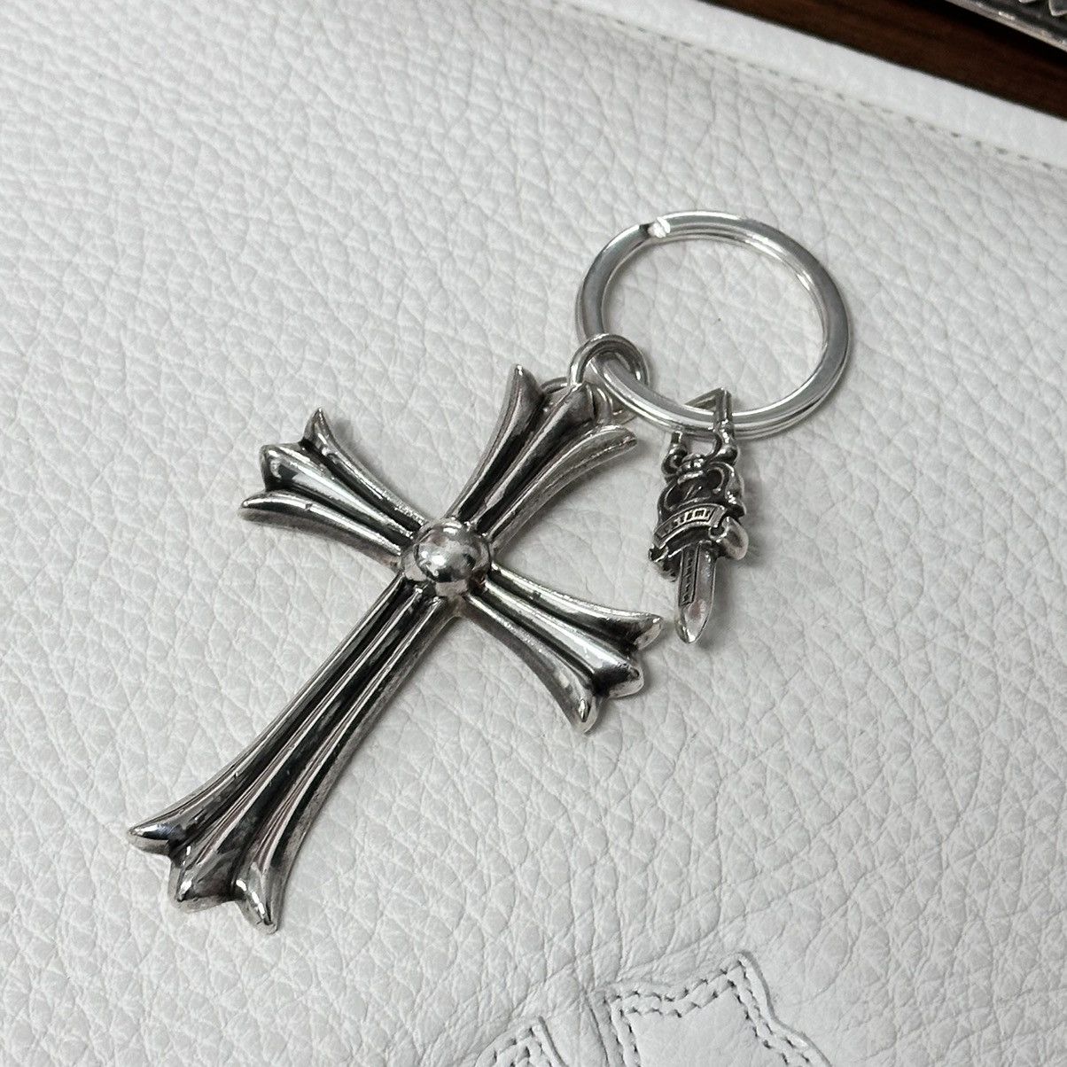 Chrome Hearts Chrome Hearts Cross & Dagger Keychain | Grailed