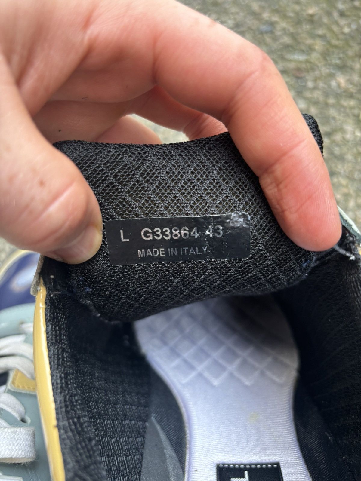Chanel Navy and White CC Runners | Grailed