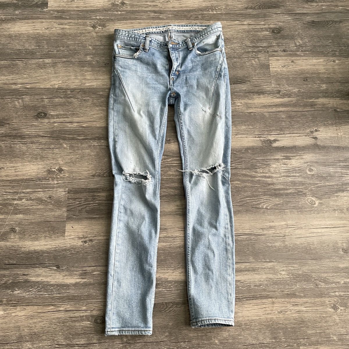 Number (N)ine Number nine distressed denim | Grailed