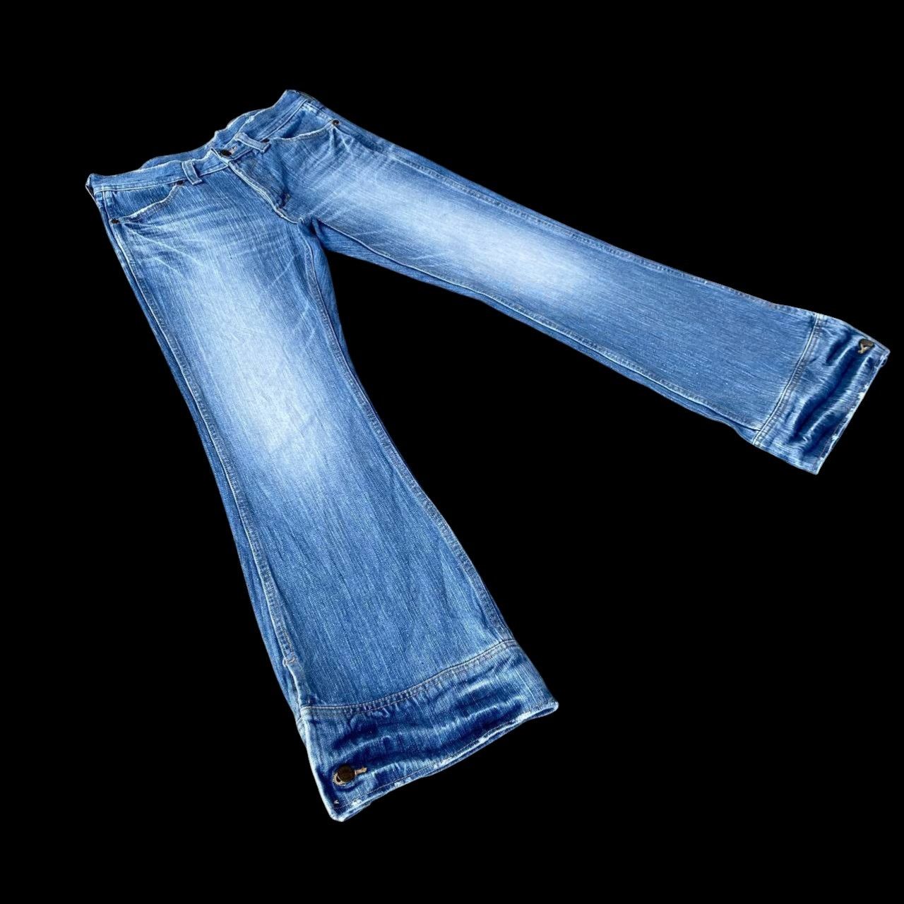 Lee RARE Vintage Lee Riders Button Slit Flare Jean-70s/80s Style | Grailed